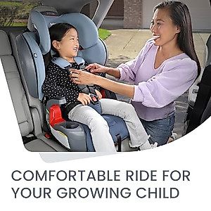 Britax Grow with You ClickTight Plus Harness-2-Booster Car Seat, 2-in-1 High Back Booster, SafeWash Cover, Blue Ombre