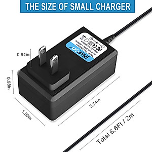 PwrON Compatible AC Adapter Replacement for Sangean ATS-803A Communications Radio PLL Synthesized World Band
