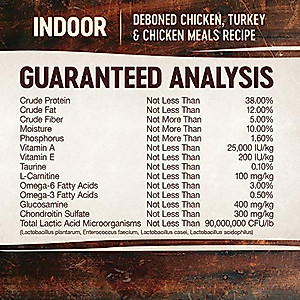 Wellness CORE Grain-Free Chicken, Turkey & Chicken Meal Indoor Formula Dry Cat Food, 11 Pound Bag