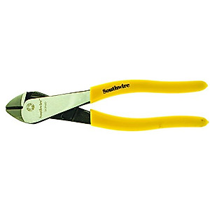 Southwire - 58289440 Tools & Equipment DCP8D 8-Inch High-Leverage Diagonal Cutting Pliers with Dipped Handles