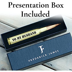 Anniversary Gifts' for Him I Wedding Anniversary Gift' for Husband - Engraved 'To My Husband Love You Always’ - 50. Cal Bottle Opener I Wedding Anniversary for Men Gift Ideas