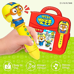 TOYTRON Little Future Book Pororo Talking Pen, Interactive Learning Educational Toy to help kids develop reading skills. Korean Ver.