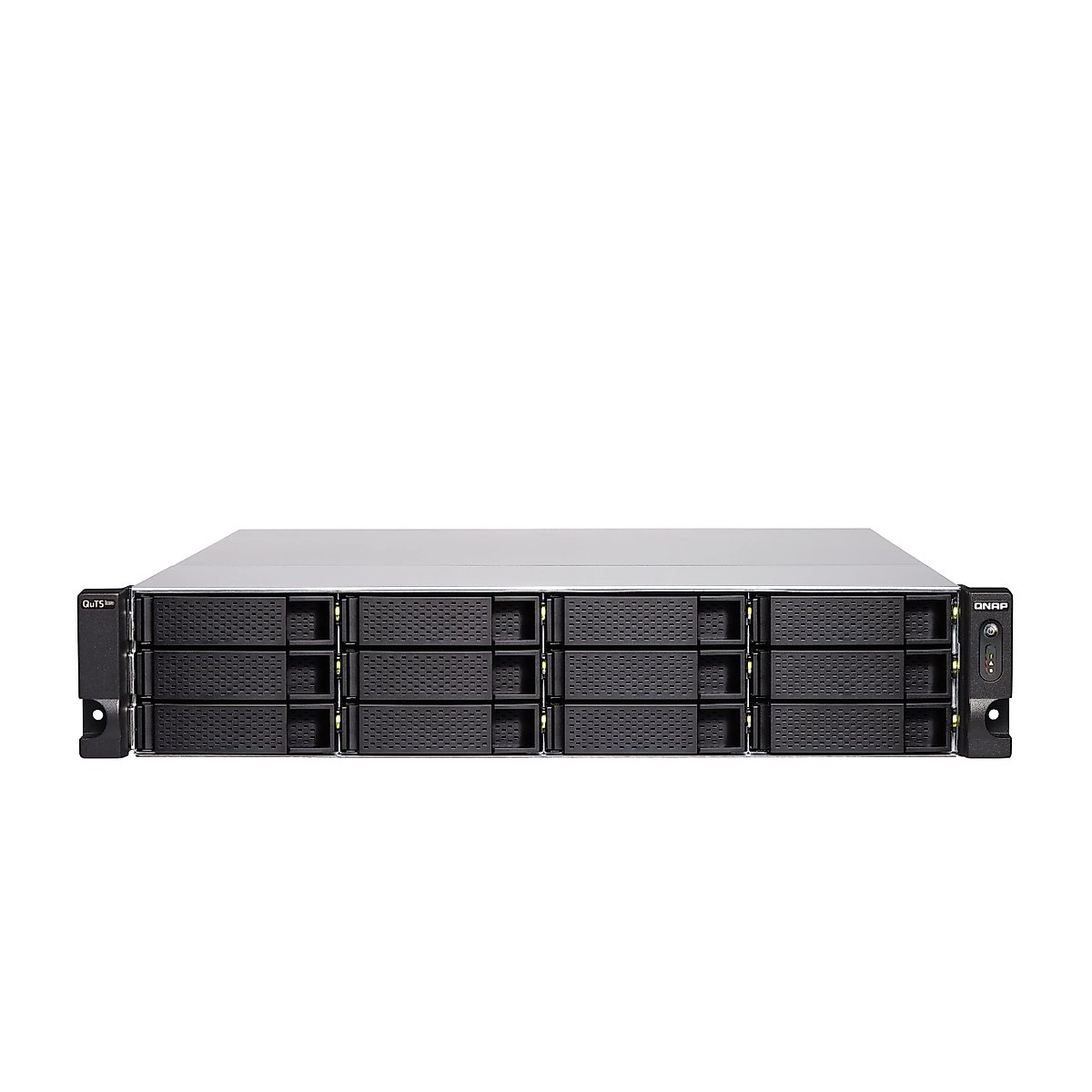 QNAP TS-h1886XU-RP-R2-D1622-32G-US 18 Bay rackmount NAS with Intel® Xeon® Processor, 32GB DDR4 ECC RAM, 10GbE-Ready and ZFS Storage for virtualization and Data-Intensive Enterprise Applications