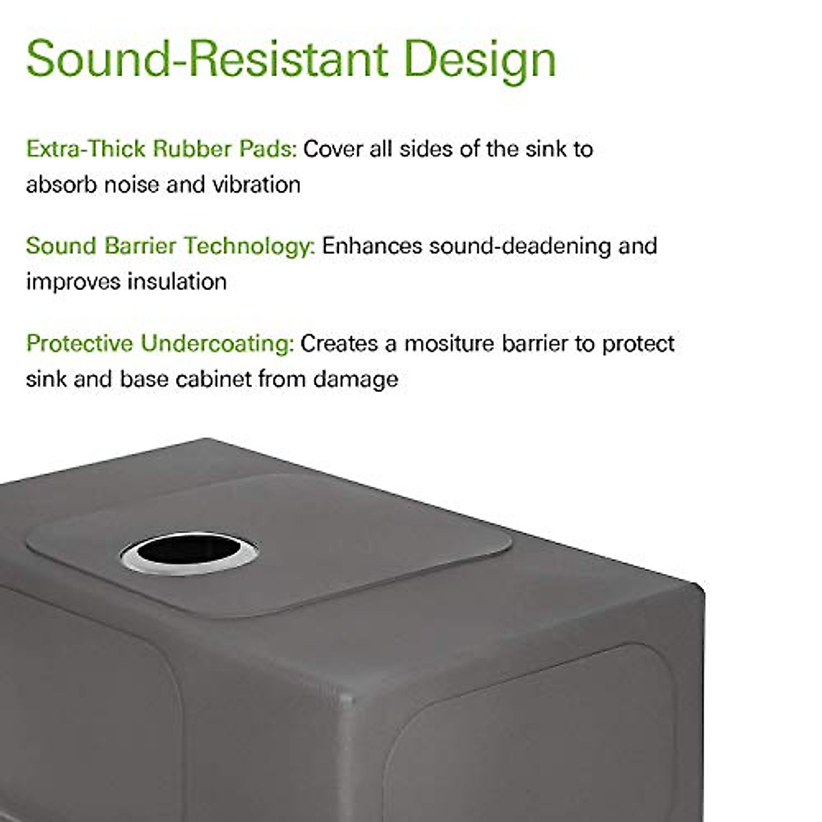 Hykolity 30-inch Undermount Kitchen Sink, 16 Gauge Single Bowl Stainless Steel Kitchen Sink with Strainer & Bottom Grid, 30" x 18" x 9"