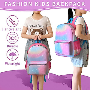 Lbsel Lightweight water resistant kids backpack for primary school boys and girls, ideal size for school and travel backpacks