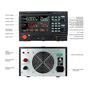 Arionyx Laboratory Programmable DC Power Supply USB Series 15V 20V 30V 200V 300V 400V 500V 800V Adjustable 20A 30A 50A 60A Programmable DC Power Supply Variable(30V 80A USB)