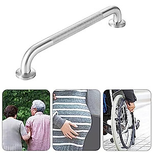 LEYILE 304 Stainless Steel Knurled Handrail Kitchen Toilet Bathroom Elderly Safety Handrail Shower Room Handle Grab