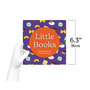 Little Books Culinary Collection Future Foodie 3 Board Book Box Set Pasta Cookies Cheese Phonics and Rhymes Baby Shower Gift 0-12 Months Toddler Book Ages 1-4 Years