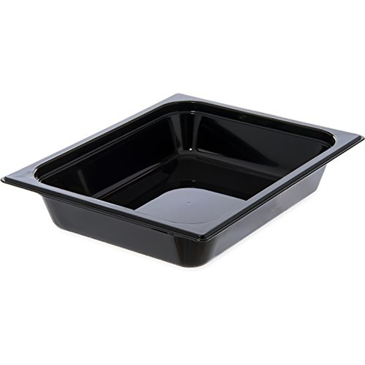 Carlisle FoodService Products 10420B03 StorPlus High Heat Food Pan, 2.5" Deep, Half Size, Black