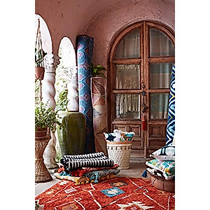 Loloi Justina Blakeney x Kahelo Collection KH-02 Black/Grey Contemporary 9'-3" x 13' Area Rug