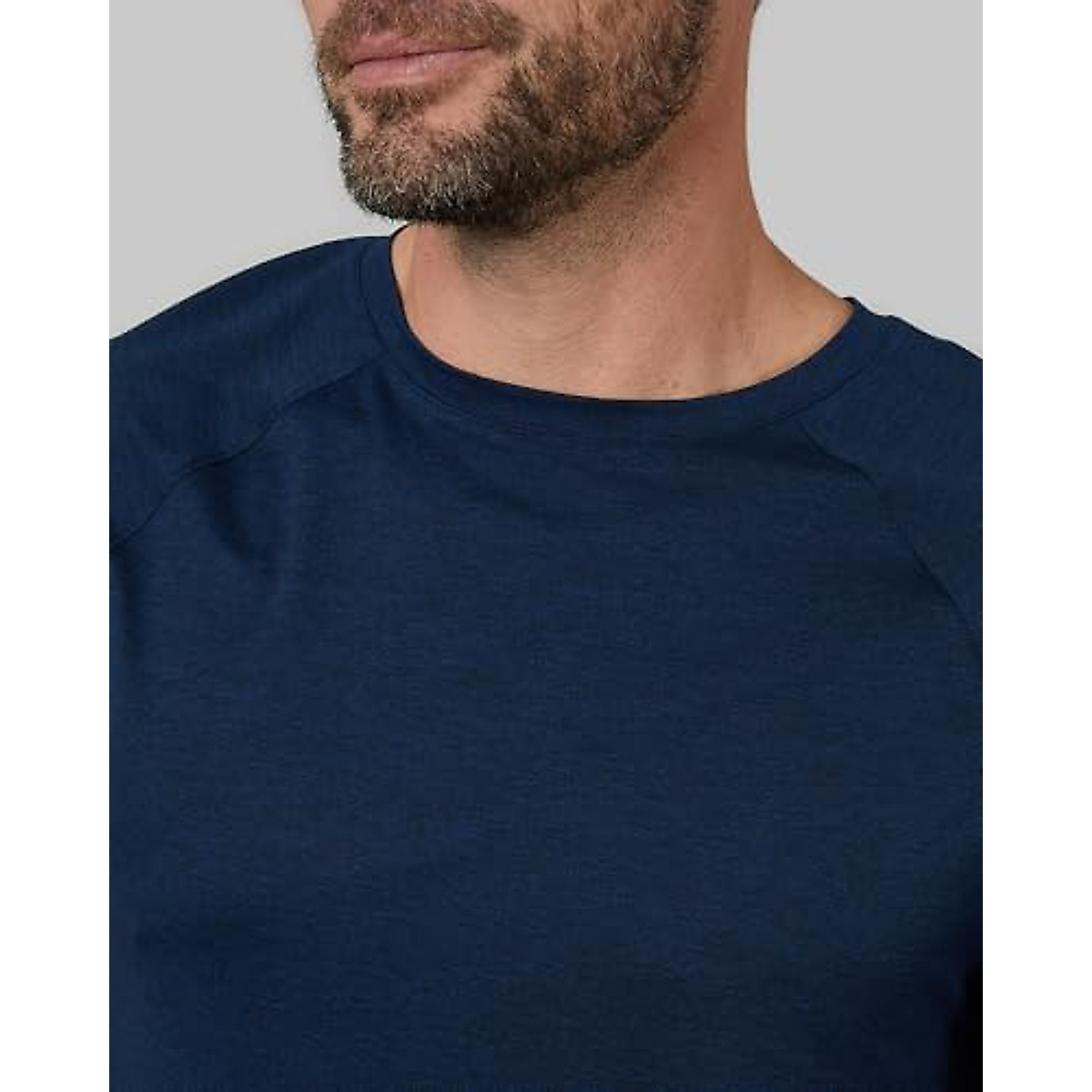32 Degrees Cool Men’s Active T-Shirt | Raglan Short Sleeve | Quick Dry | Anti-Odor, Navy Space Dye, X-Large