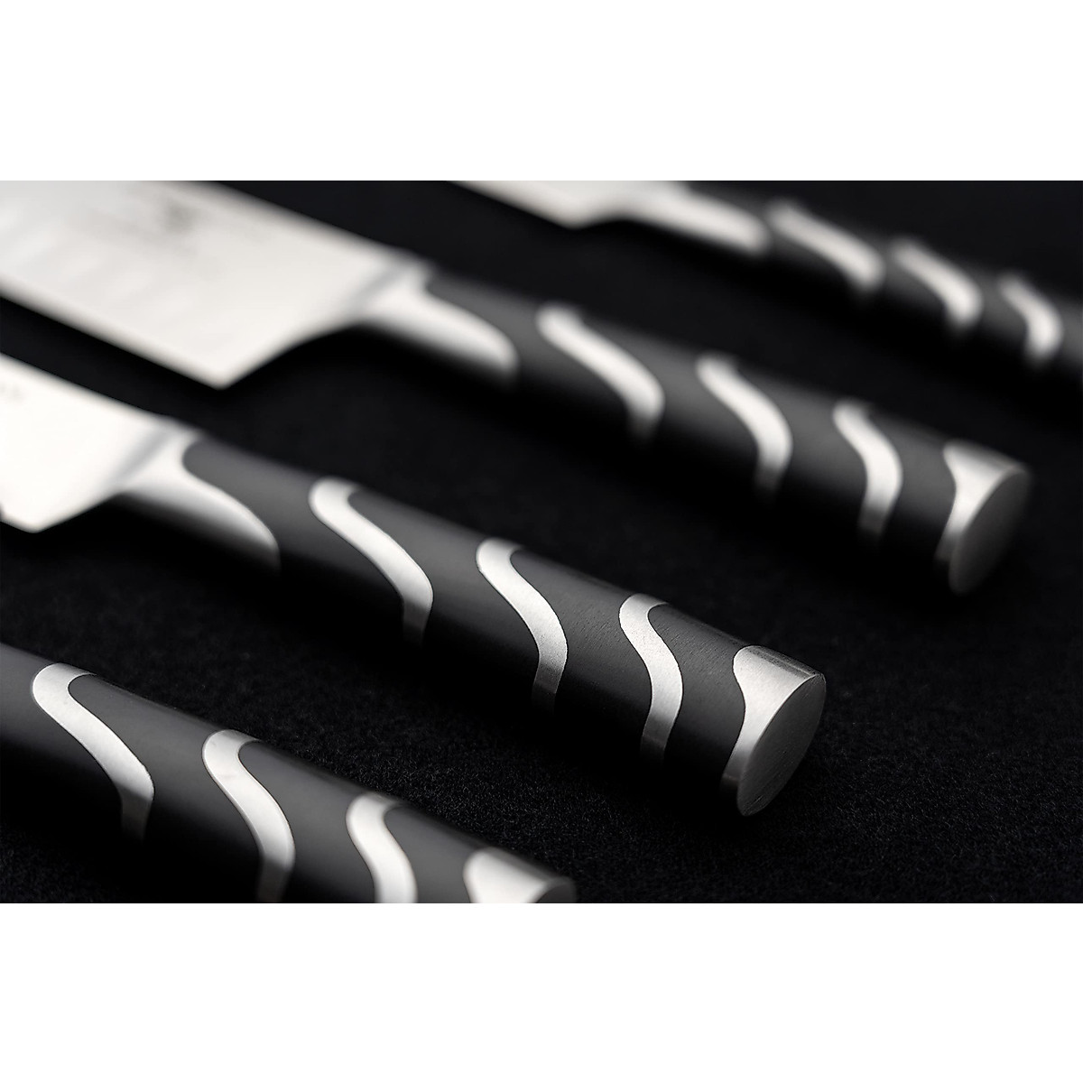 Rockingham Forge 128 Series 4 Inch Vegetable Knife with German Steel Blade, Ergonomic Handle Made of ABS Plastic and Steel, Paring Knife