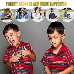 18PC Funny Sensory Fidget Toy Hand Fidget Spinners Toys Stress Relief Gyro Toy Fingertip Gyro Toy Fidget Robot Spinner Fingertip Gyro Spinner Chain Robot Toy Stress Relief Spinner Toys for Kids Adults