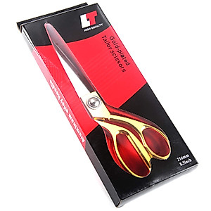 8-inch Tailor Scissors Gold-plated Tailor Scissors Alloy Clothing Wire Cloth Tailor Scissors Multipurpose Scissors