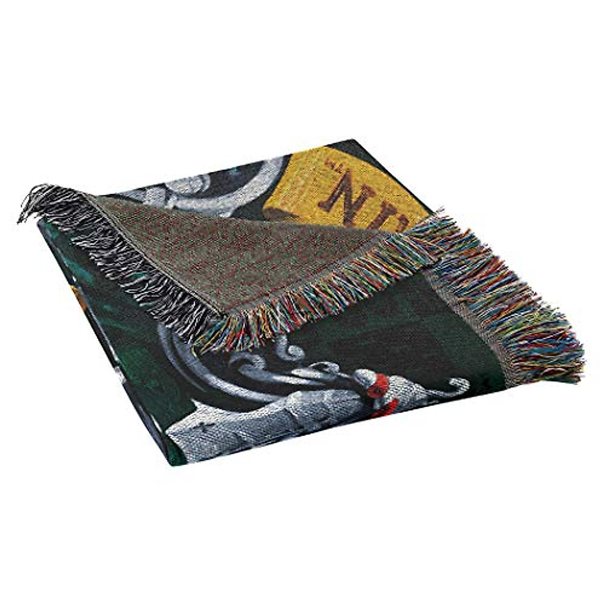 Northwest Woven Tapestry Throw Blanket, 48 x 60 Inches, Slytherin Shield