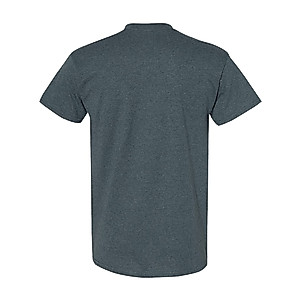 Army Retired Gold Logo Short Sleeve T-Shirt in Dark Heather - X-Large