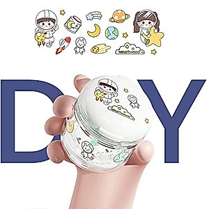 DIY pattern Denture Cup, Definitely No-Leak Denture Bath Box, Denture Case with Strainer & Mirror,Completely Clean Care for Retainer case, With braces removal tool（white）…