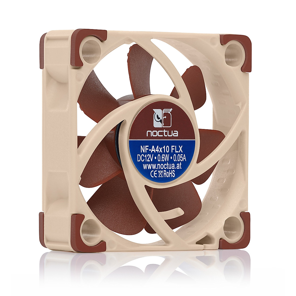 Noctua NF-A4x10 FLX, Premium Quiet Fan, 3-Pin (40x10mm, Brown)