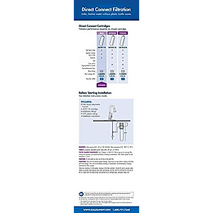 CULLIGAN US-DC1 Under Sink Connect Drinking Water Direct Conn WTR System, No Size, White