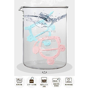 ANGELBB Teething Wristband 3-12 Months,Stimulating Teeths Toys for Infant,Avoid Scratching,Adjustable,Never Drop from Hand (Pink)