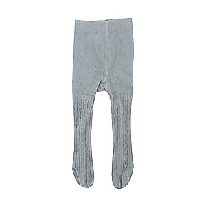 Kaariss 3 Pairs Infant Baby Toddler Girls Tights Toddler Knit Cotton Leggings