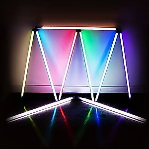 LUXCEO P120 RGB Handheld Photography Light, APP Control 1350 Lumen LED Video Light Wand 360°Full Color 12 Lighting Modes CRI≥95 IP68 Waterproof Built-in Rechargeable Battery 3000k 5750k Colorful Stick