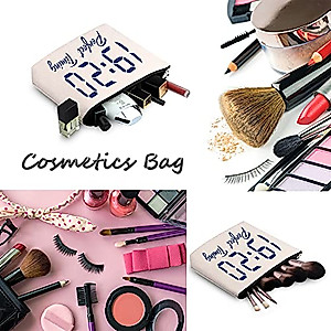 WCGXKO Sorority Gift Perfect Timing 1920 Zeta Greek Gift Finer Women Zipper Makeup Bag (Perfect Timing 1920)