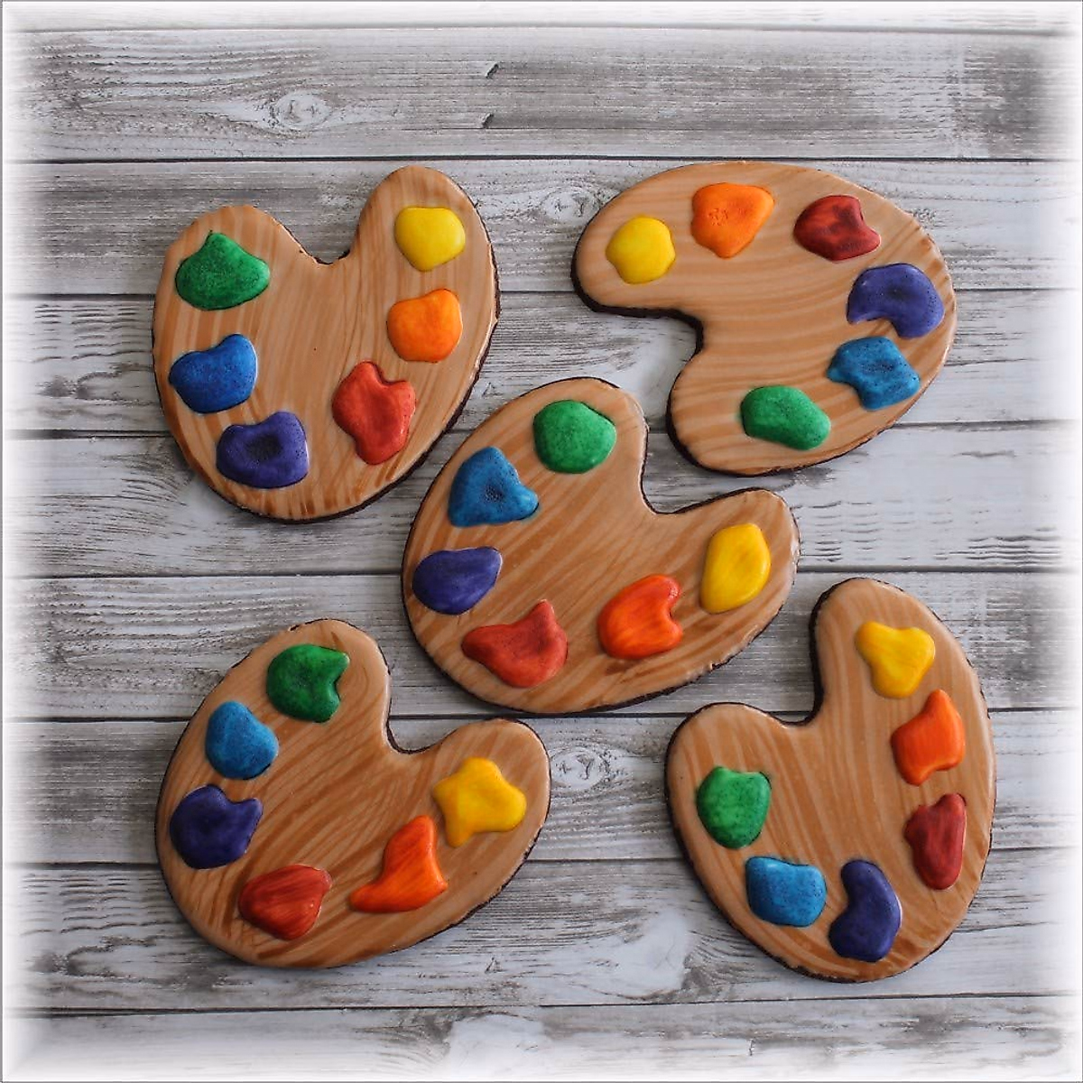 Paint Palette Cookie Cutter, 3.5" Made in USA by Ann Clark