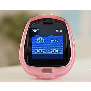 Little Tikes Tobi Robot Smartwatch - Pink with Movable Arms and Legs, Fun Expressions, Sound Effects, Play Games, Track Fitness and Steps, Built-in Cameras for Photo and Video 512 MB | Kids Age 4+