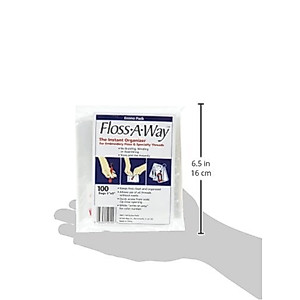 Action Bag Floss A Way Organizer 3 inch x 5 inch 100 Pack FL100 (2-Pack)