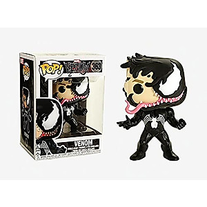 POP Marvel: Venom - Venomized Eddie Brock Funko Pop! Vinyl Figure (Bundled with Compatible Pop Box Protector Case), Multicolor, 3.75 inches