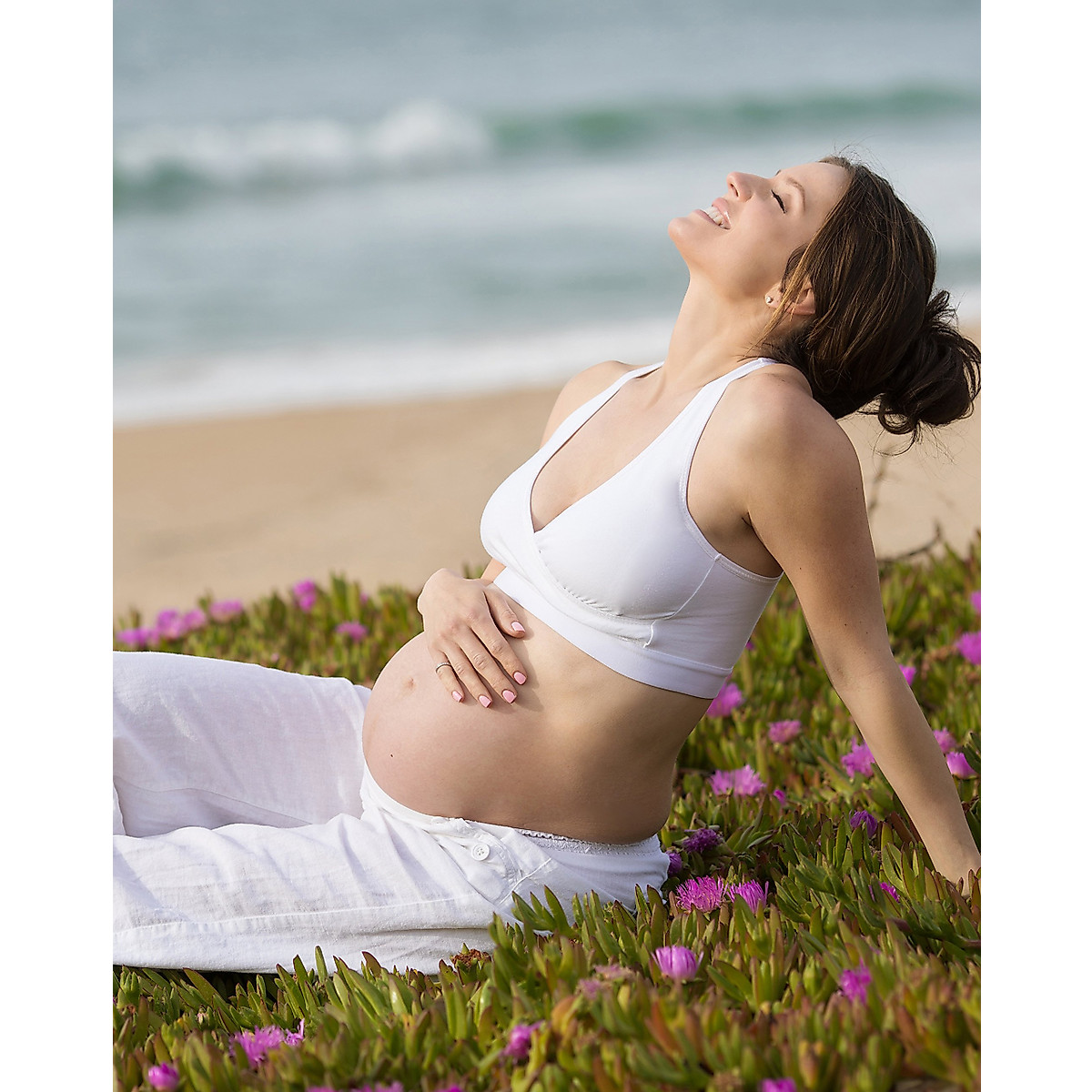 Rumina Racerback Hands Free Pump&Nurse Nursing Bra for Pumping. Perfect for Breastfeeding Pumps by Spectra, Medela, Lansinoh, etc., Black L