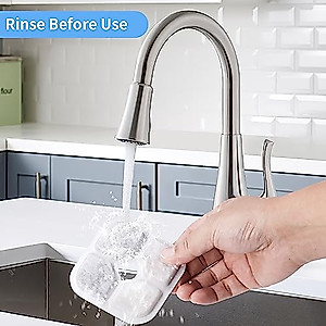 Redoso 6 Pack Cat Fountain Filter for Catit PIXI Drinking Fountains, Triple Action Water Filter with Activated Carbon and Resin, 6 Count