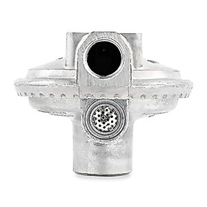 Camco 59013 Single Stage Propane Low Press Regulator, Silver