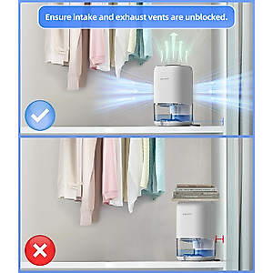 Dehumidifiers,TABYIK 35 OZ Dehumidifier, Small Dehumidifiers for Home Quiet with Auto Shut Off, Dehumidifiers for Bedroom (280 sq. ft), Bathroom, RV, Closet