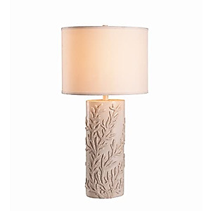 Kenroy Home 32267AWH Reef Table Lamps, Medium, Antique White