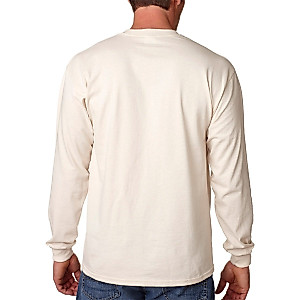 Gildan G240 Ultra Cotton 6 oz. Long-Sleeve T-Shirt - NATURAL - L