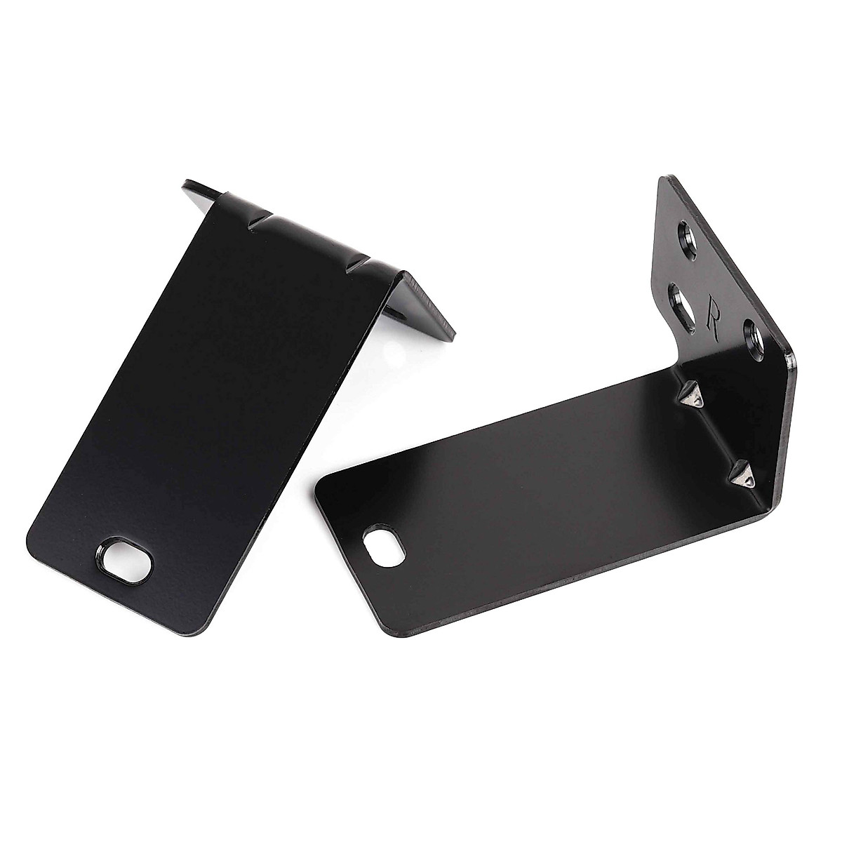 Haioulun Universal Soundbar Wall Mount Kit, Sound Bar Wall Mount Bracket Compatible Samsung, LG, Sony, Bose and Most of Soundbars, Wall Mount Shelf Mounting Brackets-Black