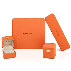 ISAAC WOLF Lab Created 10k Solid 5 CTW Toi Et Moi Pear & Radiant Cut Moissanite Diamond Engagement Two Stone Ring in White, Yellow Or Rose Gold (Yellow Gold, 5)