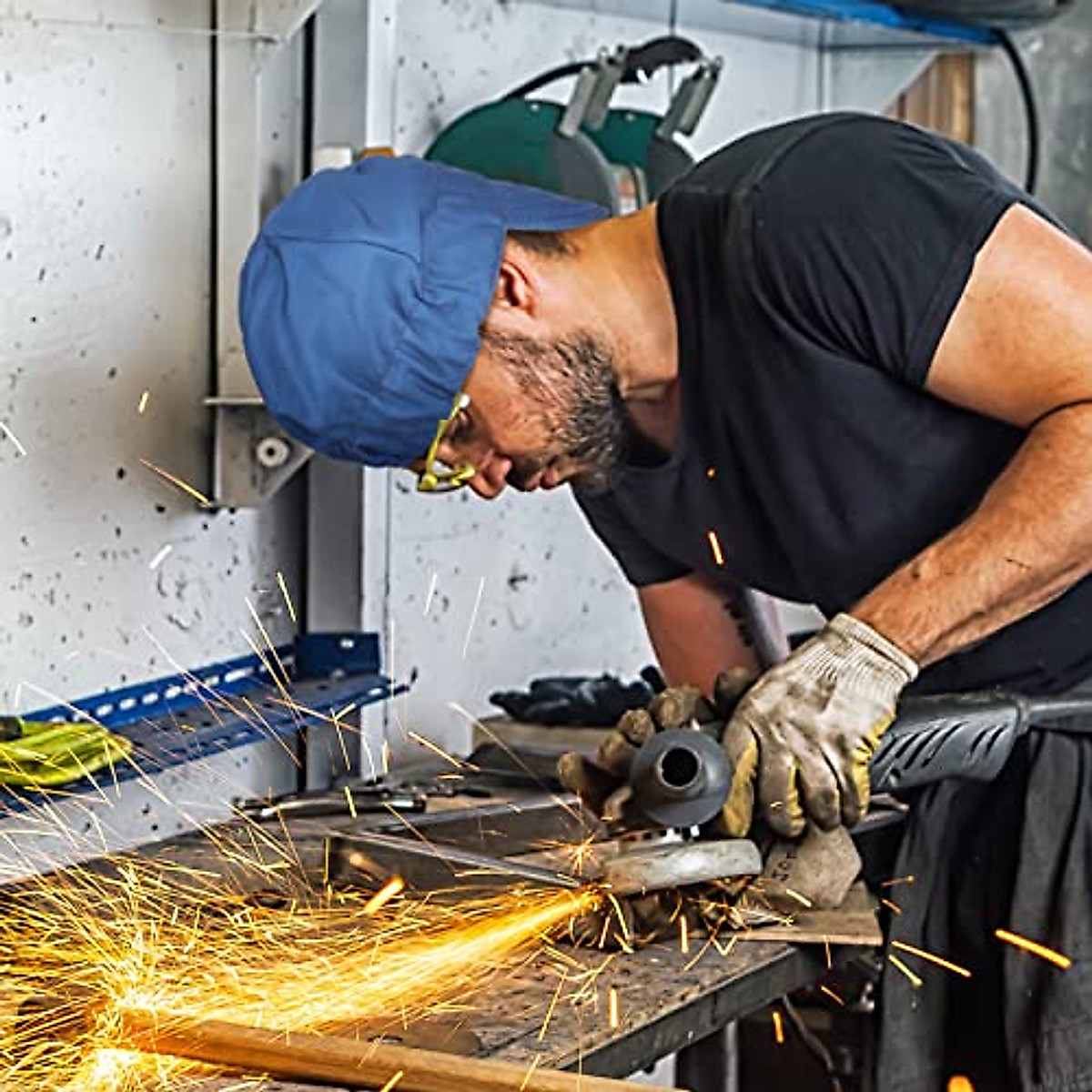 6 Pcs Welding Cap Welding Hat Bulk for Men Welding Beanie Welder's Caps Soft Lightweight Welders Caps Weldling Supply (Colorful)