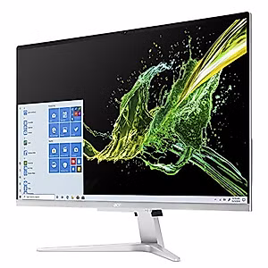Acer Aspire C27-962-UR11 AIO Desktop, 27" Full HD Display, 10th Gen Intel Core i5-1035G1, NVIDIA GeForce, MX130, 12GB DDR4, 512GB SSD, 802.11ac WiFi, Wireless Keyboard and Mouse, Windows 10 Home
