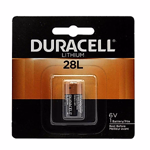 Duracell 28L Lithium Battery Replacement for 46V 2CR11108, L544, PX28L