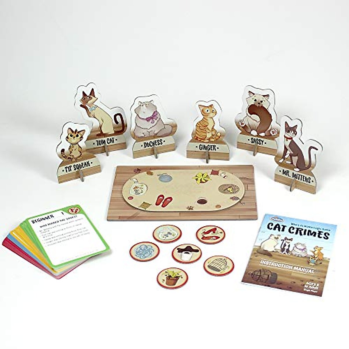 ThinkFun Cat Crimes Brainteaser - Engaging Logic Game for Kids and Adults | Develops Critical Reasoning Skills |Durable Components | Fun Cat Themed Artwork | Ideal for Ages 8+