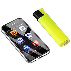iLight Mini Smartphone XS, World's Smallest 10+ Android Phone 4G LTE, Super Small 2.5" Touch Screen. Global Unlocked - Great for Kids. Pocket Phone Gift. 1GB RAM / 8GB ROM. Tiny iPhone 10s Look Alike