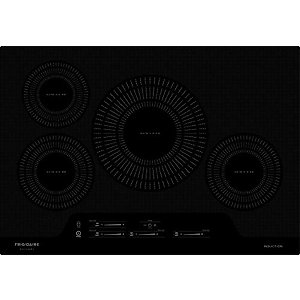 Frigidaire FGIC3066TB Gallery 30" Electric Induction Cooktop, Built-in 4-Burner, Vitroceramic Glass, Black