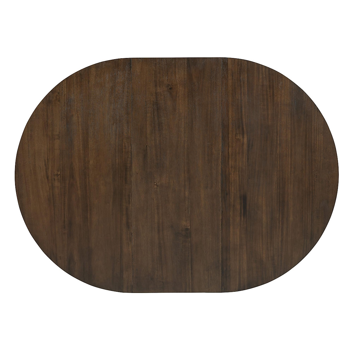 Merax Wood Extendable Round Kitchen Table and Chairs Set for 4-6 Persons Farmhouse Round Dining Table Set for Small Space, WalnutWash