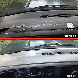 DashSkin Molded Plastic Dash Cover Compatible with 1997-2000 C1500/K1500 Tahoe Suburban Yukon & 1997-2000 Escalade in Medium Grey - Easy Cracked Dashboard Fix - Made in America