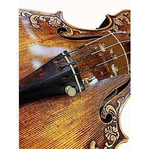 Guanb Violin Strings Full Set with Extra E String for Professional and Beginners, Synthetic Core, Aluminum-magnesium Wound G D A with Warm Tone, Steel E String with Bright Tone, Strings 4/4, GB-006