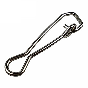 HiUmi 260pcs/box Hooked Snaps Stainless Steel Sea Fishing Tackle Hook Lure Connector Fishing Swivel Safety Snap Pin Pesca