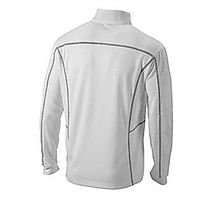 Columbia Omni-Wick Shotgun 1/4 Zip, White, Large